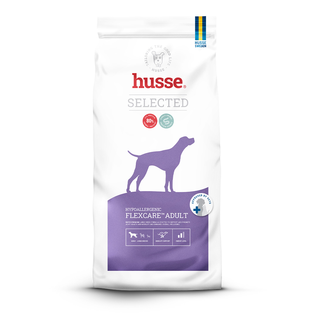 Hundmat - Hypoallergenic Flexcare Adult, Large Breed 12 kg - Husse